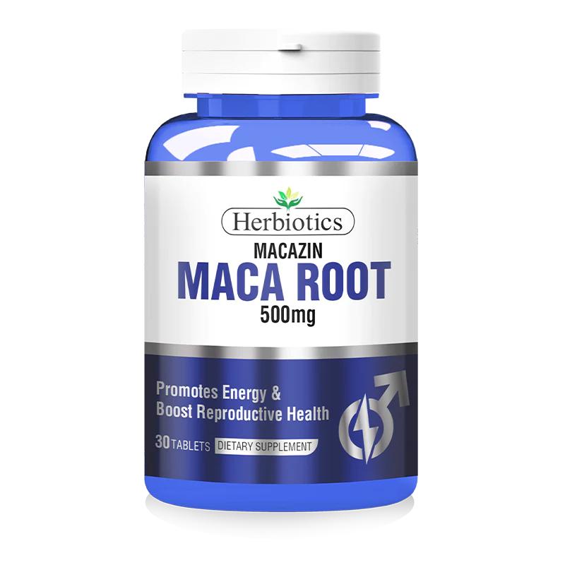 Herbiotics Macazin Maca Root 500mg 30 tablets – Herseys Pakistan